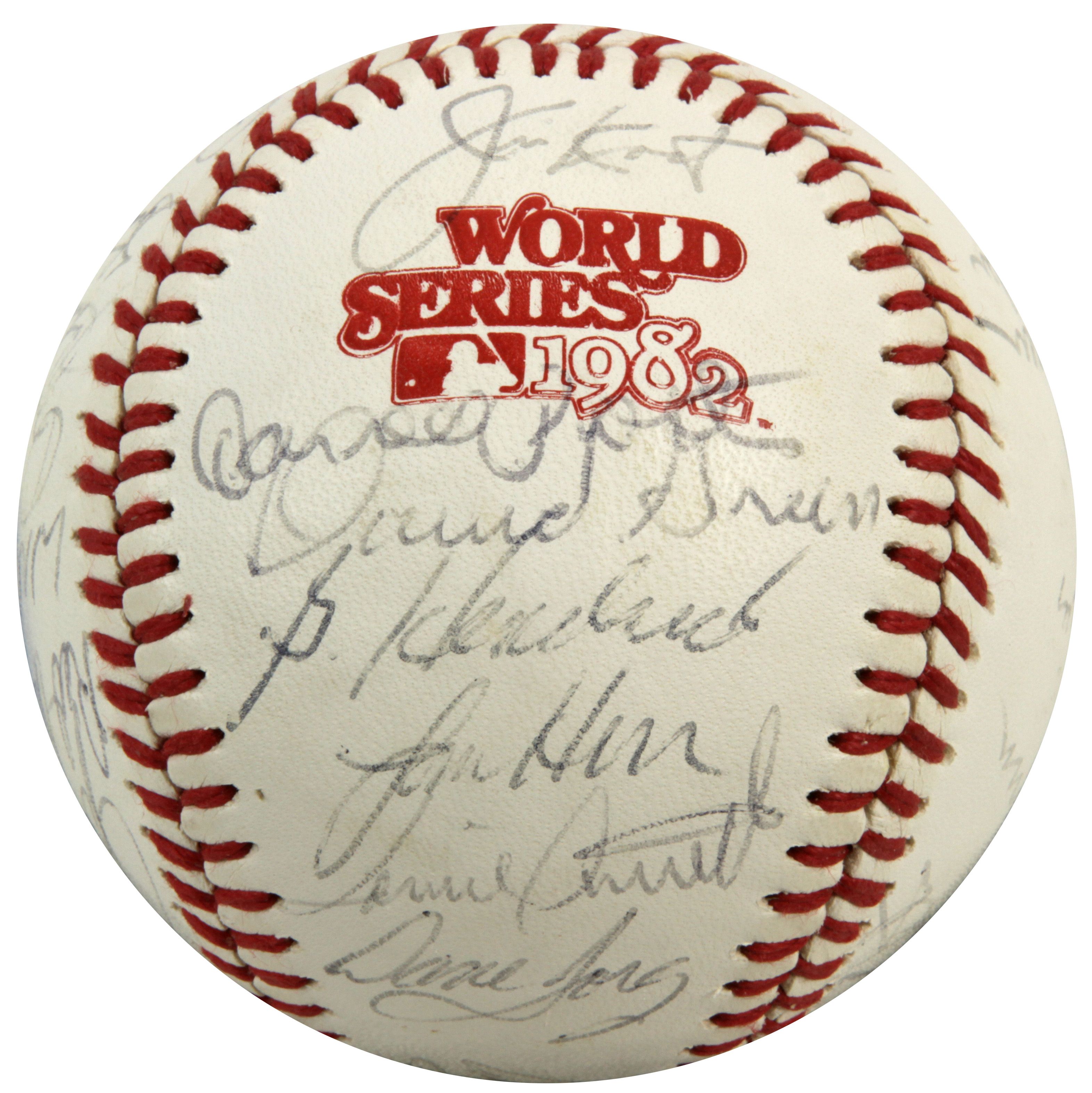Lot Detail - 1982 St. Louis Cardinals Team Signed World Lot Detail - 1982 St. Louis Cardinals Team Signed World