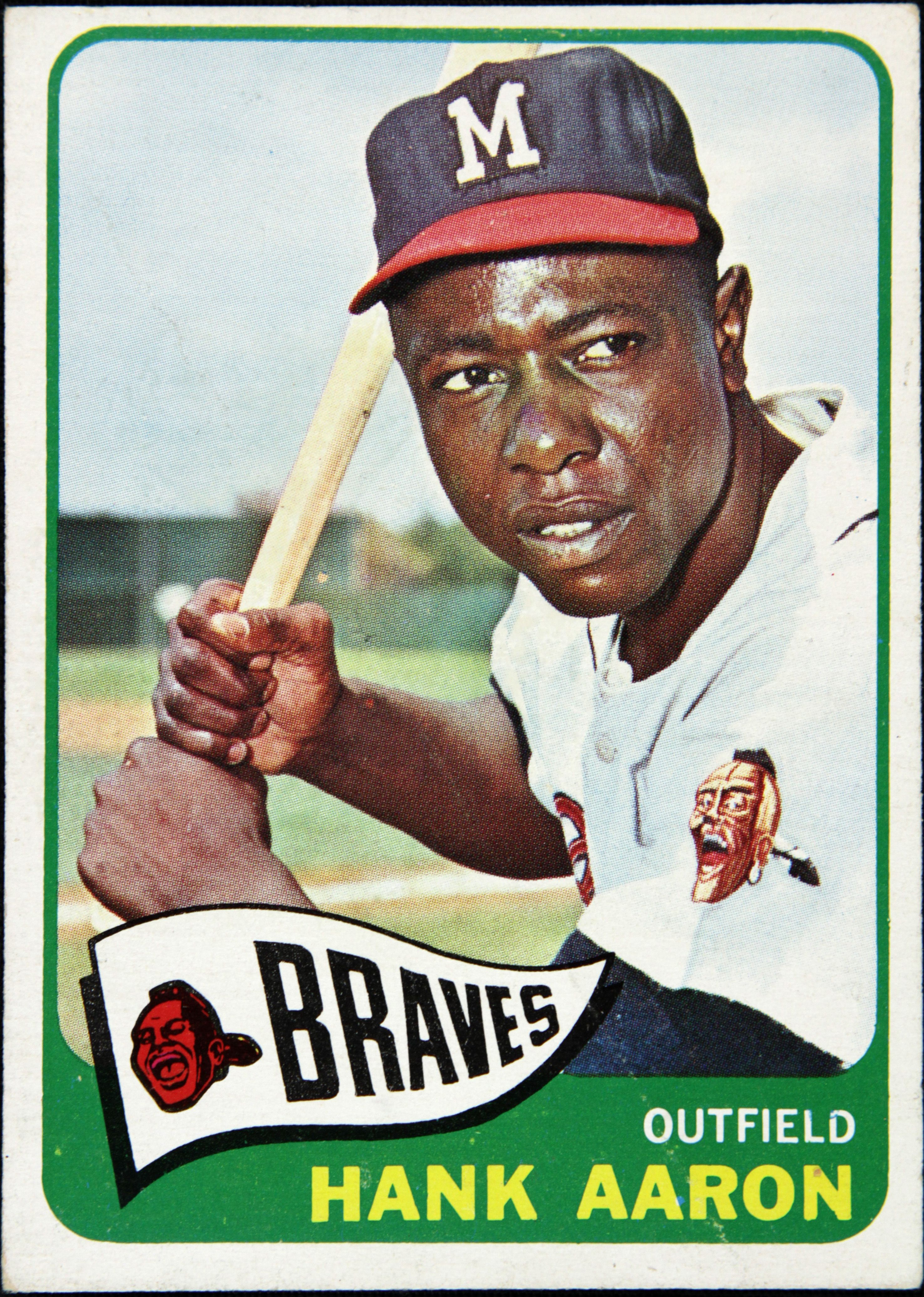 Lot Detail - 1965 Hank Aaron Milwaukee Braves Topps Card #170 Lot Detail - 1965 Hank Aaron Milwaukee Braves Topps Card #170