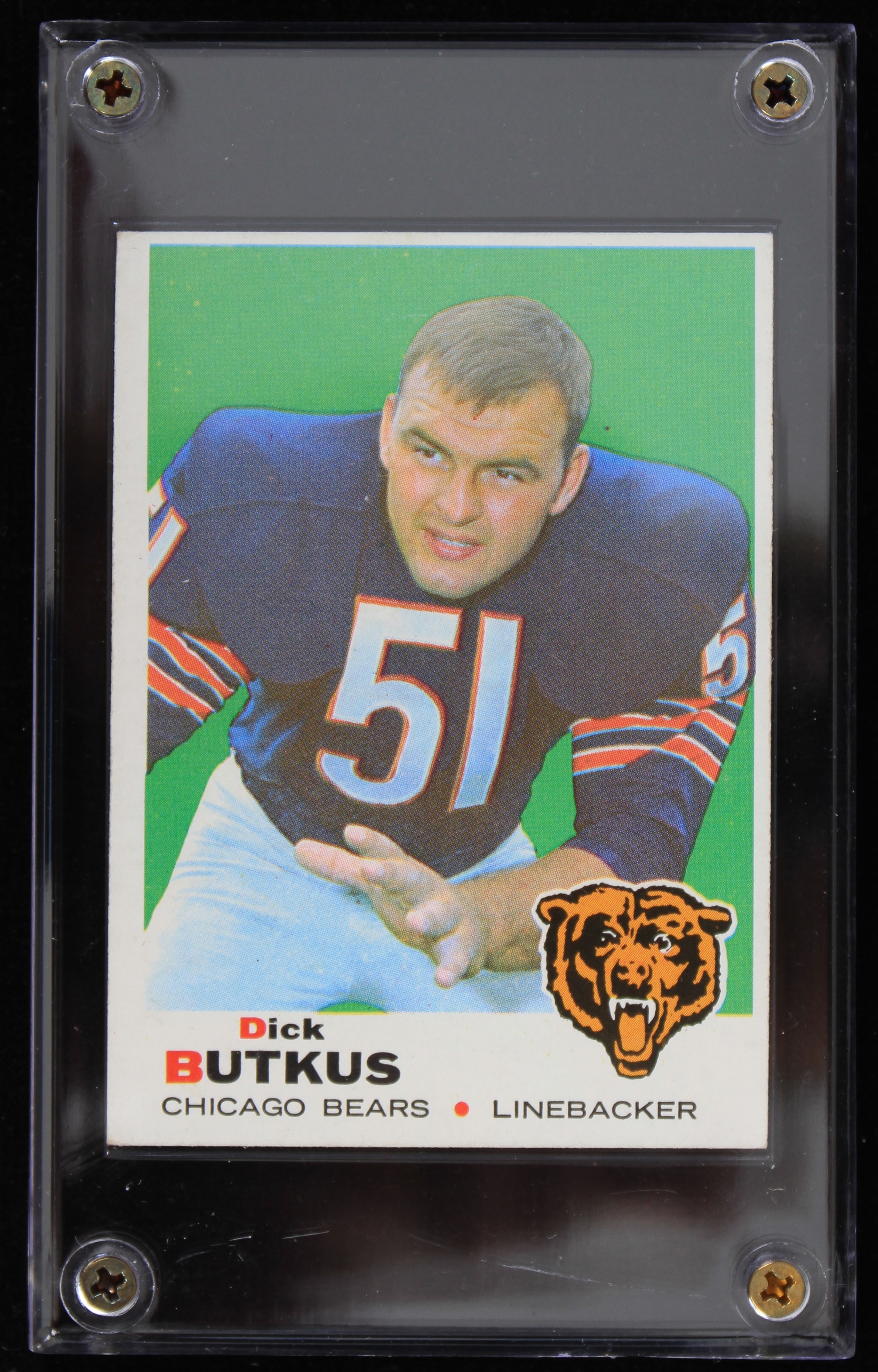 Lot Detail 1969 Dick Butkus Chicago Bears Topps Football Trading Card