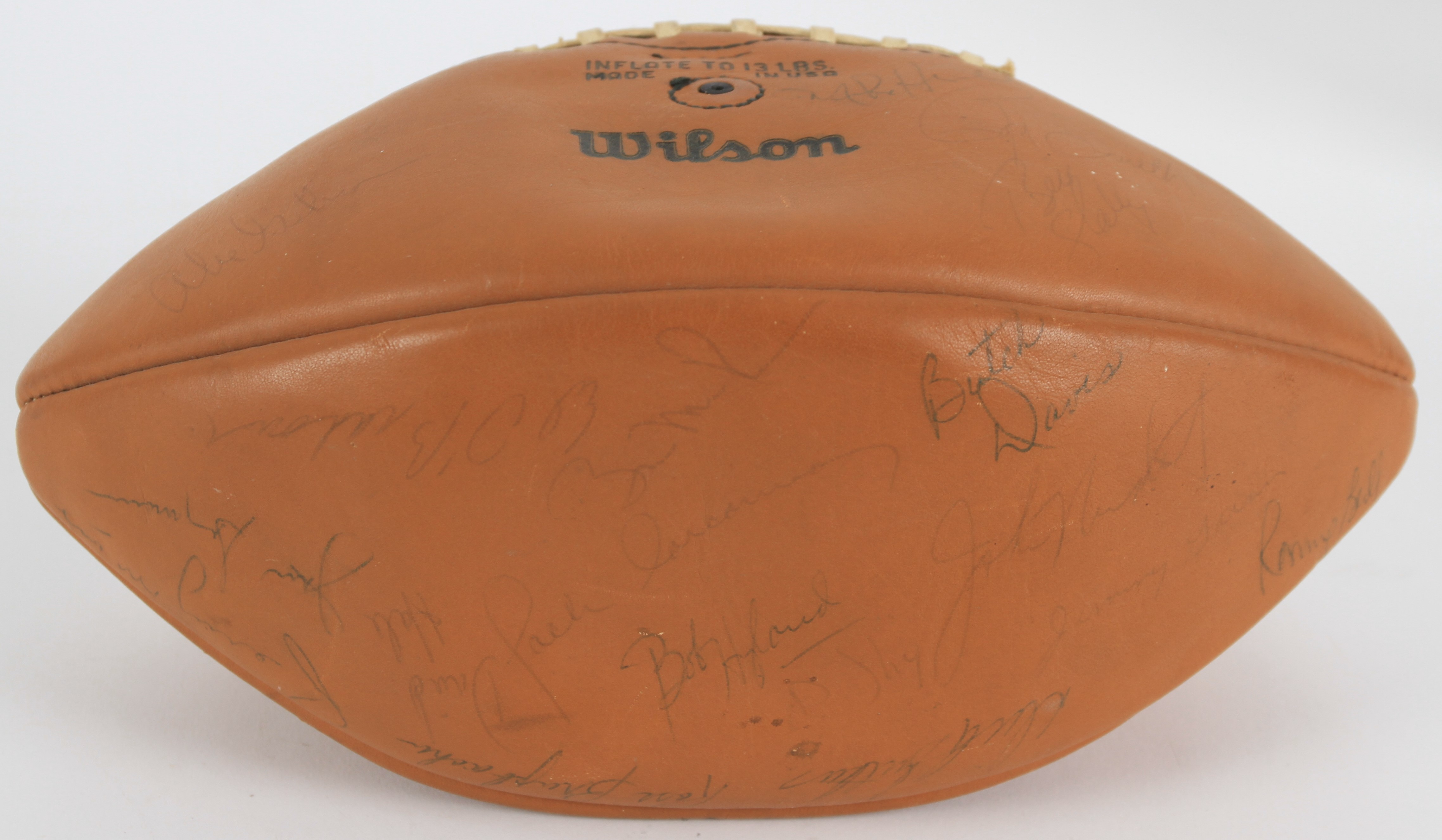Lot Detail 1970 Chicago Bears Team Signed Football W 35 Signatures