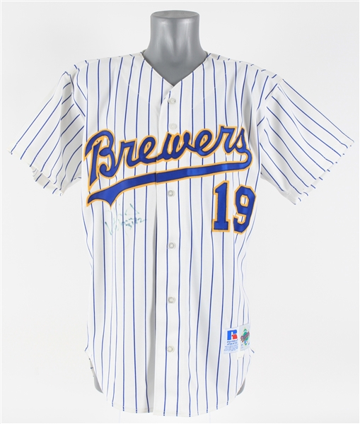 Lot Detail - 1992 Robin Yount Milwaukee Brewers Signed Jersey (JSA) Lot Detail - 1992 Robin Yount Milwaukee Brewers Signed Jersey (JSA)