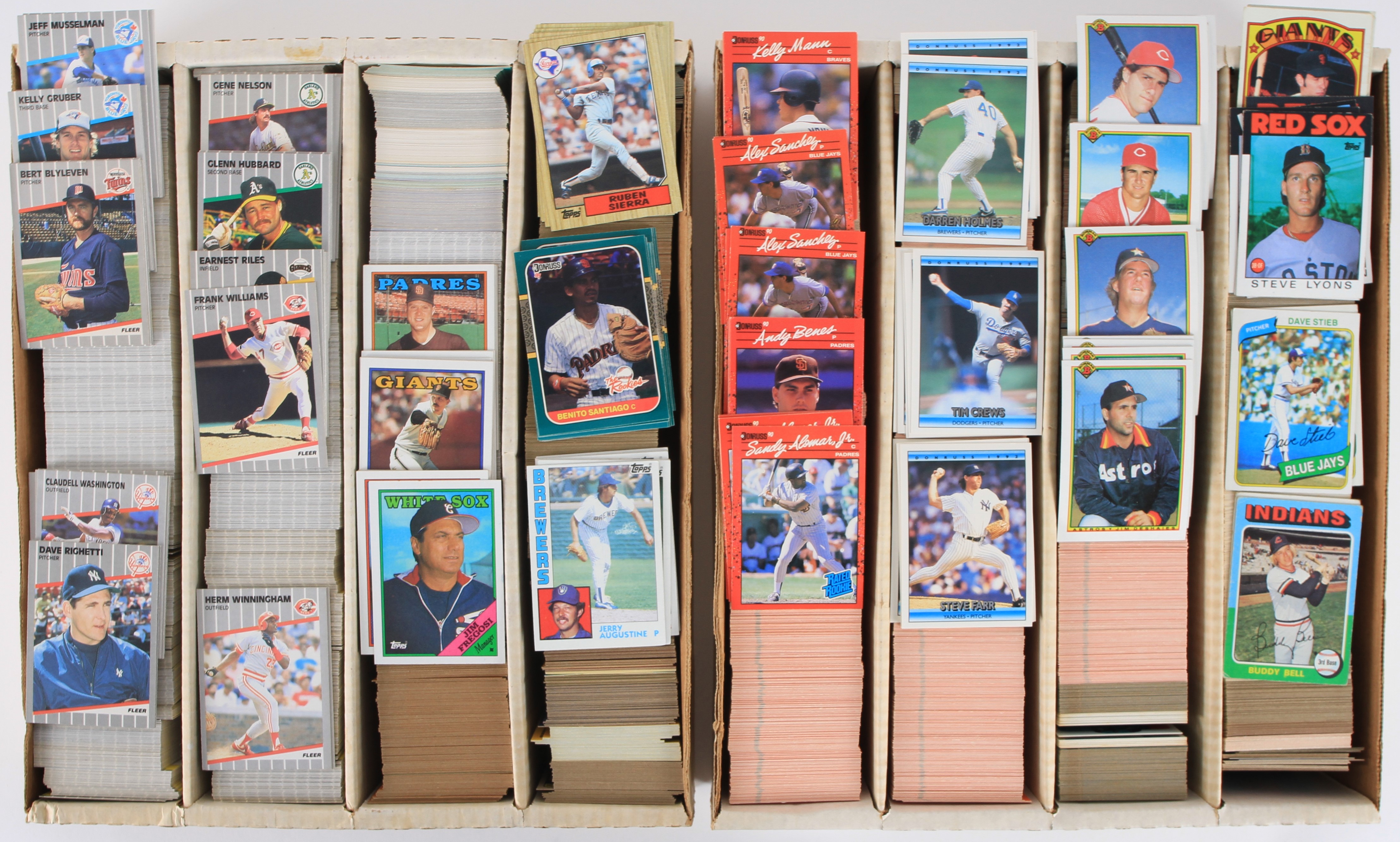 Lot Detail - 1980's-90's Massive Baseball Trading Card Collection - Lot ...