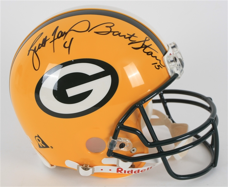 Lot Detail - 1995 Bart Starr Brett Favre Green Bay Packers Signed Full ... Lot Detail - 1995 Bart Starr Brett Favre Green Bay Packers Signed Full ...